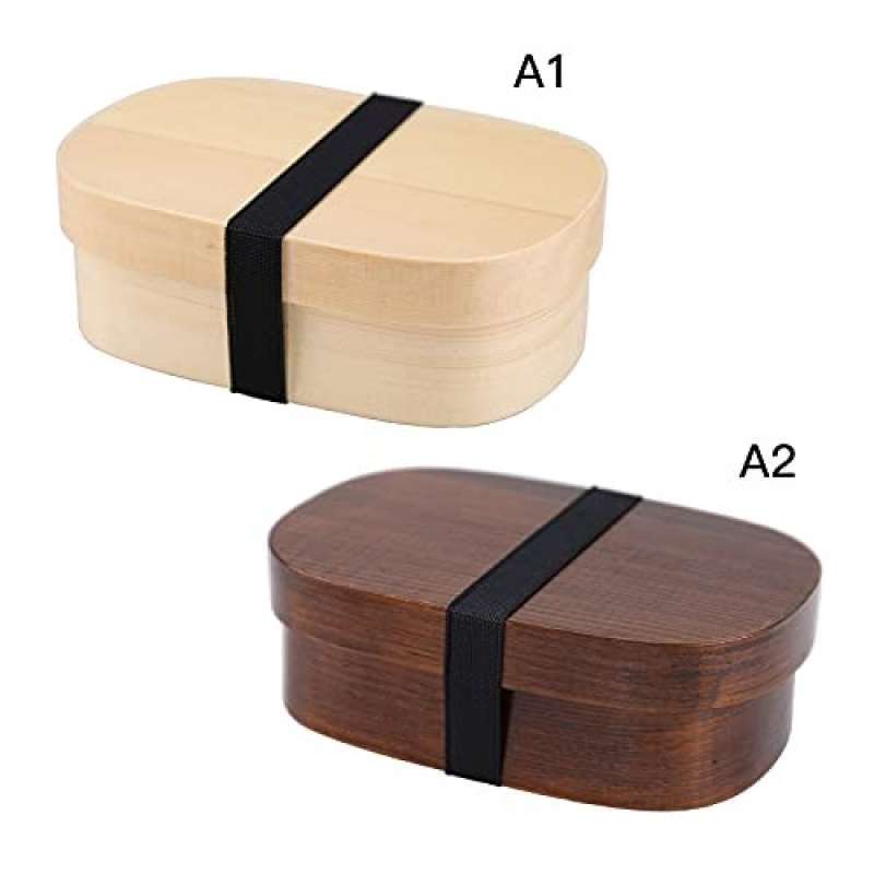 Jual Zxcftg Lunch Boxes Wood Bento Box Bento Lunch Box Wooden Di Seller ...