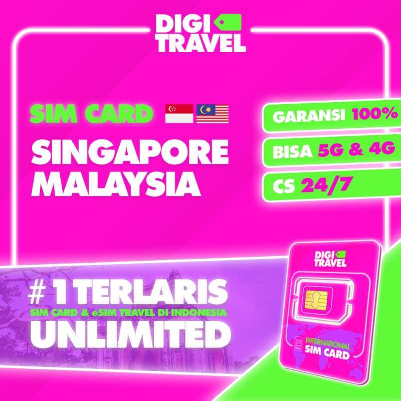 Promo Digi Travel Sim Card Singapore Malaysia Unlimited | Simcard Singapore | Simcard Malaysia ...