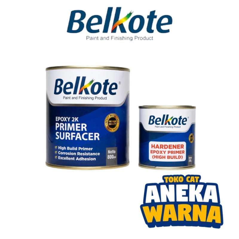 Jual Belkote Epoxy 2k Primer Surfacer High Build / Epoxy Filler ...