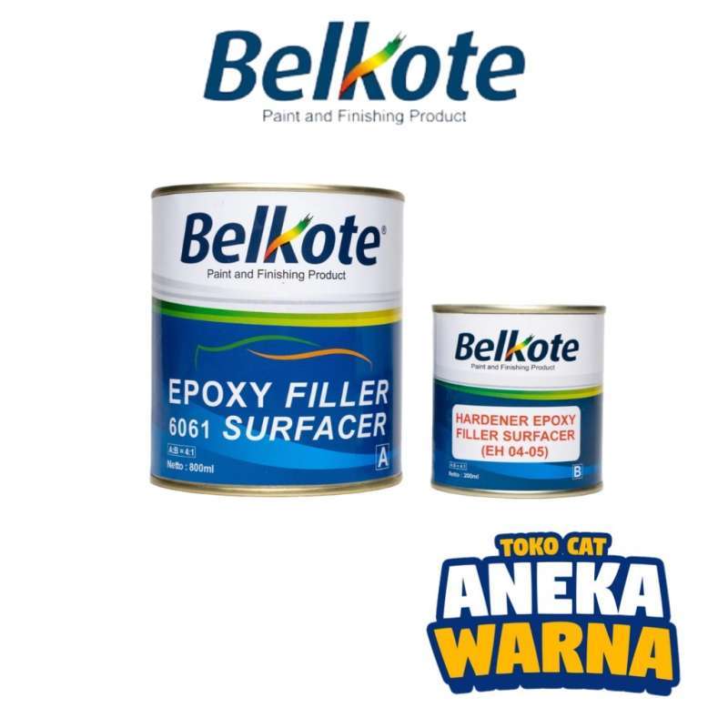 Jual Belkote Epoxy 2k Primer Surfacer High Build / Epoxy Filler Surfacer / Epoxy Pu 2k Surfacer ...