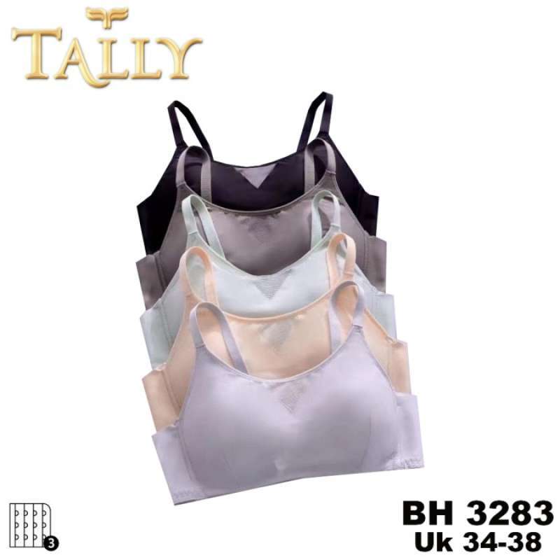 Jual Bra Super Lembut Baby Skin Busa Tipis Tanpa Kawat Tally 3283 ...