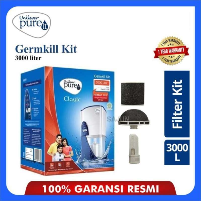 Jual Unileverpureit Germkill Kit 3000 L Classic Pure It Germ Kill 3000l ...