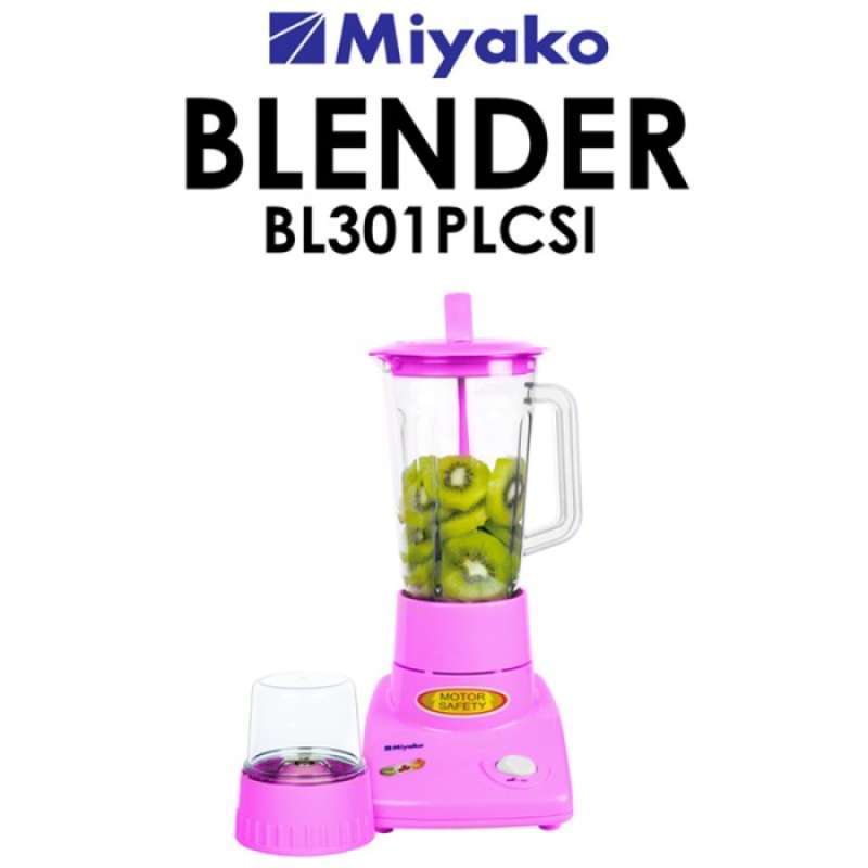 Promo Miyako Blender Bl-301 Pl / Pl 301 Bl (plastik / 1 Liter) Diskon 23% Di Seller Zenkou Store ...