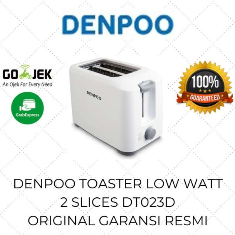 Promo Denpoo Toaster Roti Pop Up 500w Low Watt Dt023d Pemanggang Roti ...