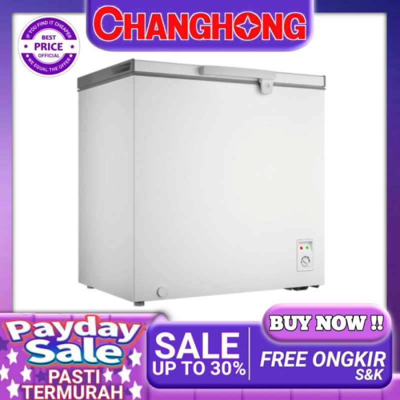 Promo Changhong Fcf 266dw Fcf266dw Chest Freezer Box Low 65 Watt 210 ...