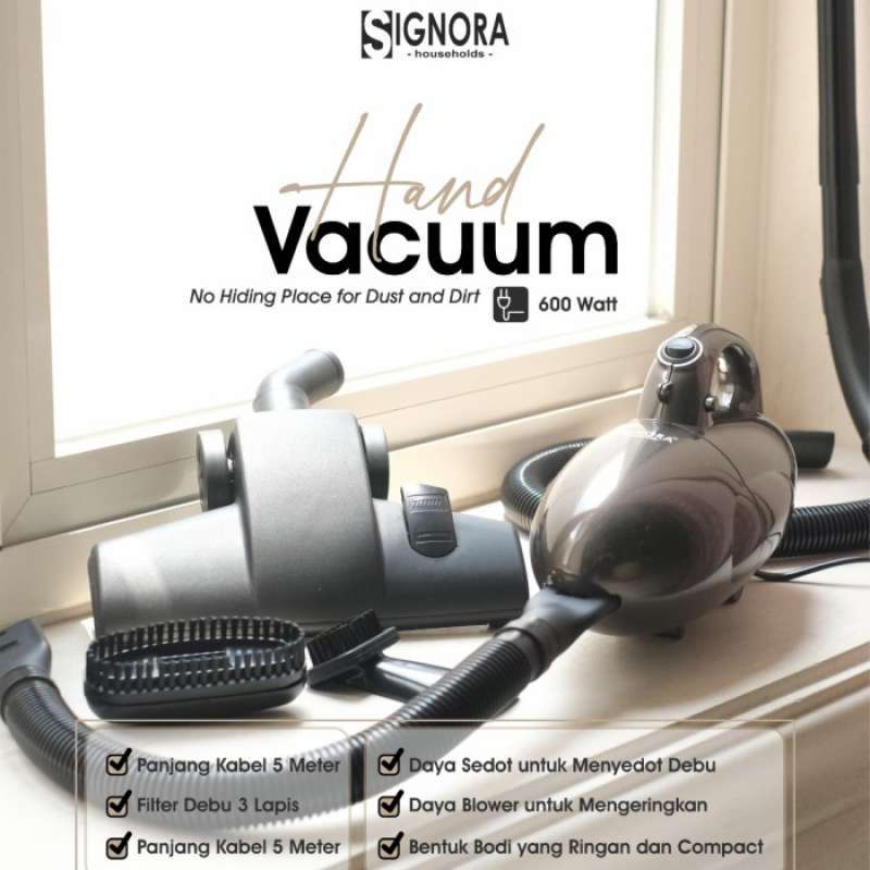 Promo Hand Vacuum Cleaner Signora Diskon 23% Di Seller Imafuku Store ...