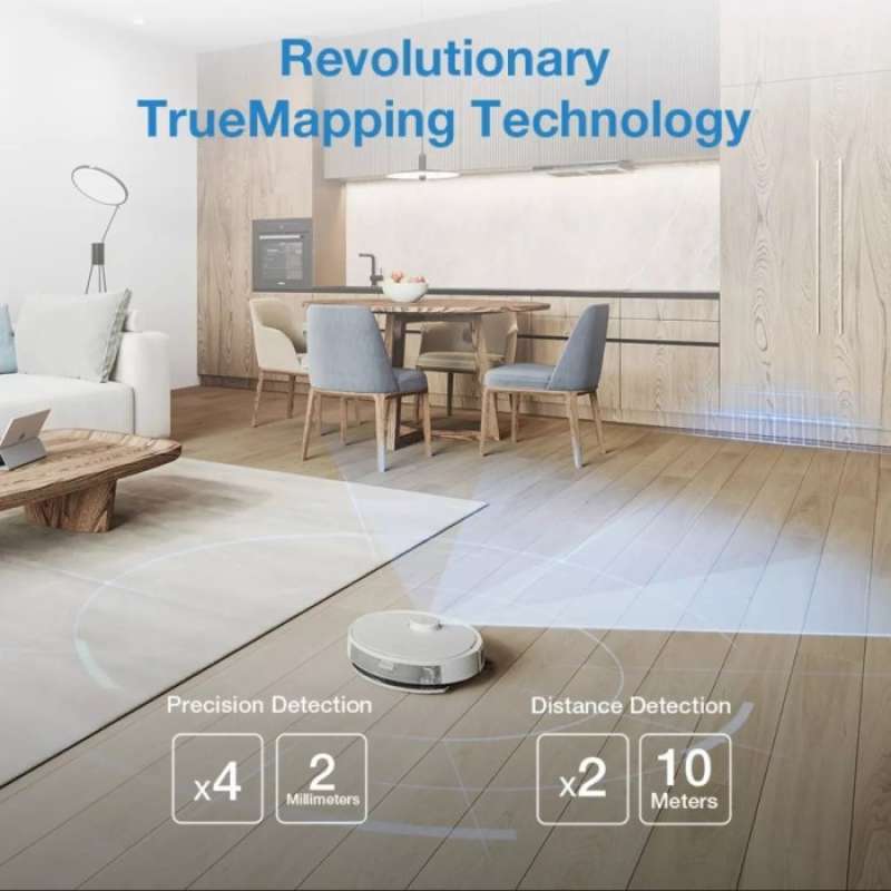Promo Ecovacs Deebot N8 + Empty Station Robotic Vacuum Cleaner Diskon ...