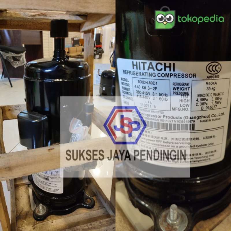 Promo Compressor Hitachi 500dh-80d1 R404a / Kompresor Hitachi 500dh-80d1 Diskon 23% Di Seller ...