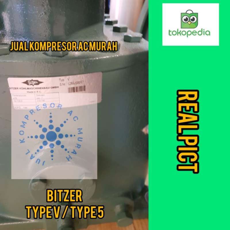Promo Compressor Bitzer Open Type V / Type 5 R22 / Medium Temp ...
