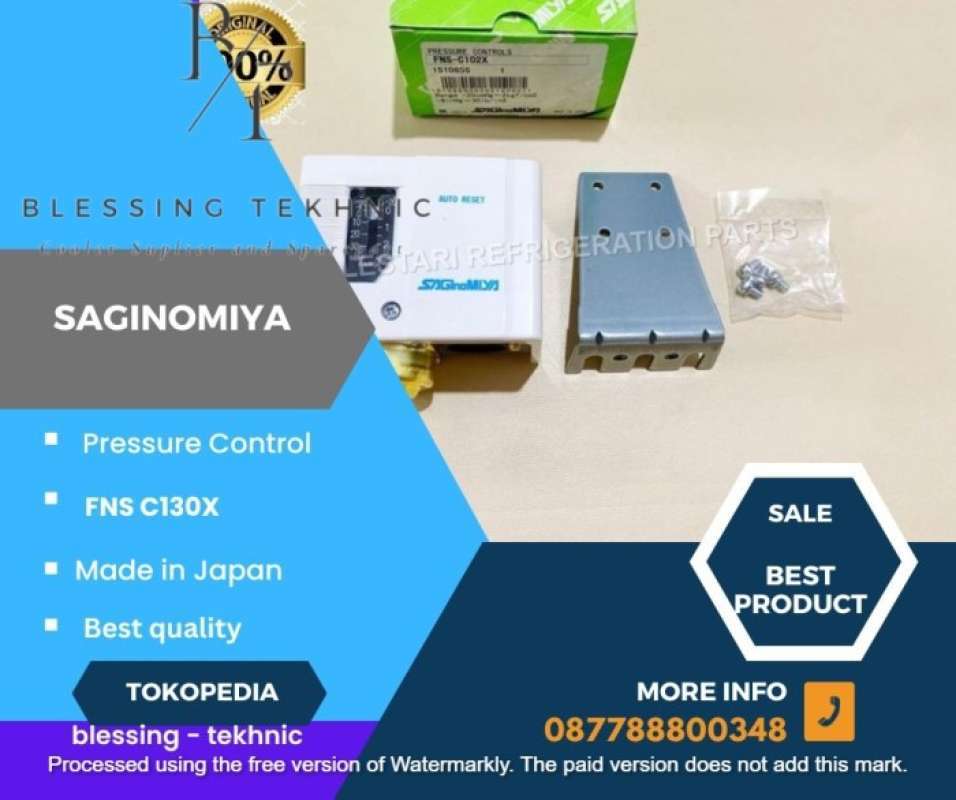 Promo Saginomiya Fns C130x Pressure Control Diskon 23% Di Seller ...