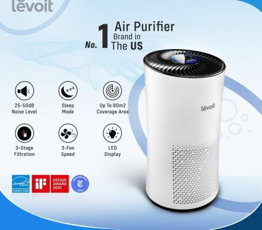 Promo [resmi] Levoit Air Purifier Tower True Hepa Filter H13 Lv H133 Lv ...