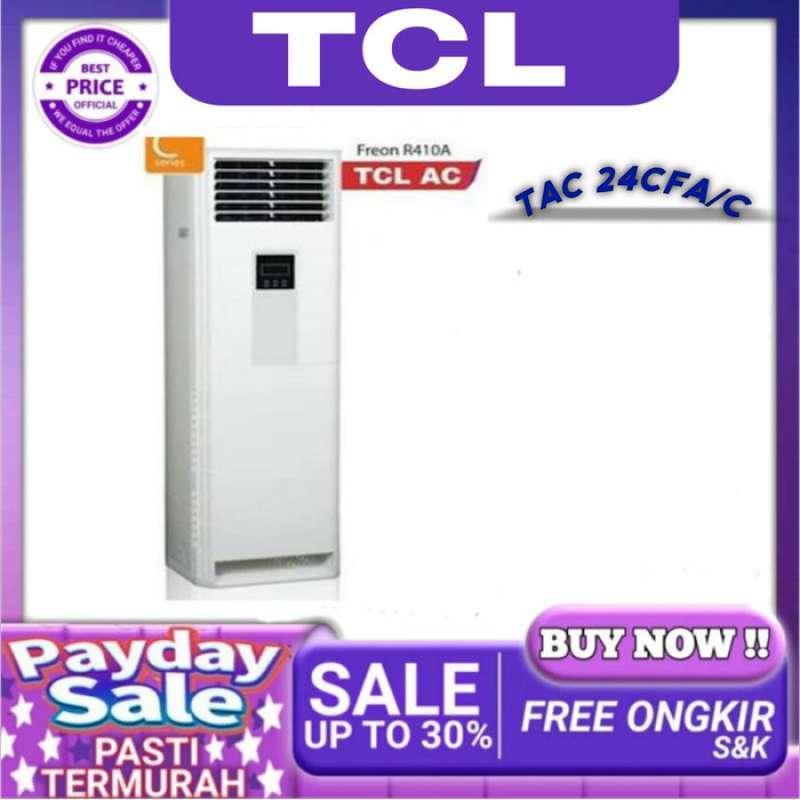 Promo Ac Floor Standing Tcl 3pk Tac24cfa / Tac 24 Cfa/c Freon R410a ...