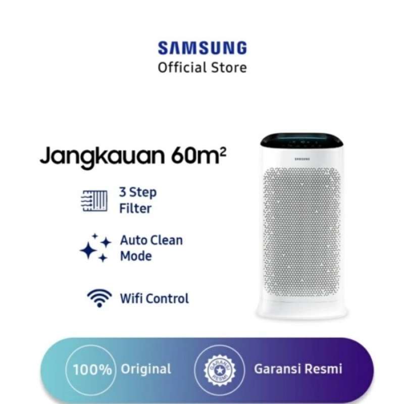 Promo Samsung Air Purifier Ax60r5080wd Coverage 60m2 Ax60r5080wd/se ...