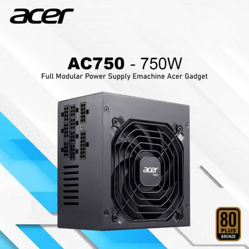 Jual Acer Power Supply Ac750 Ac650 Ac550 80+ Bronze Full Modular ...