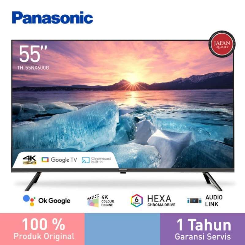 Promo Panasonic Th-55nx600g 4k Led Google Tv [55 Inch] Diskon 29% Di Seller Panasonic Official ...