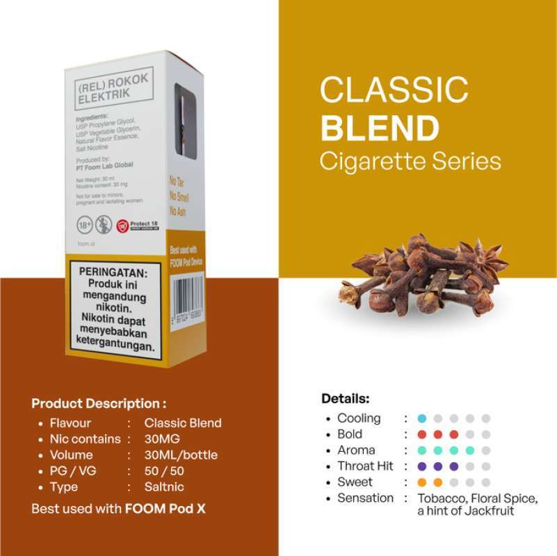 Jual Liquid 30ml Classic Blend Di Seller Foom Store Bandung Official ...