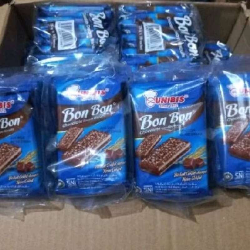 Jual Unibis Bon Bon Chocolate Cream Renceng Isi 10 Pc X25g Di Seller Li ...