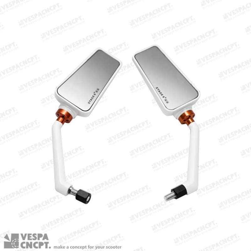 Jual Mirror / Spion Stage 6 White Modern Vespa Sprint Primavera Lx Lxv ...
