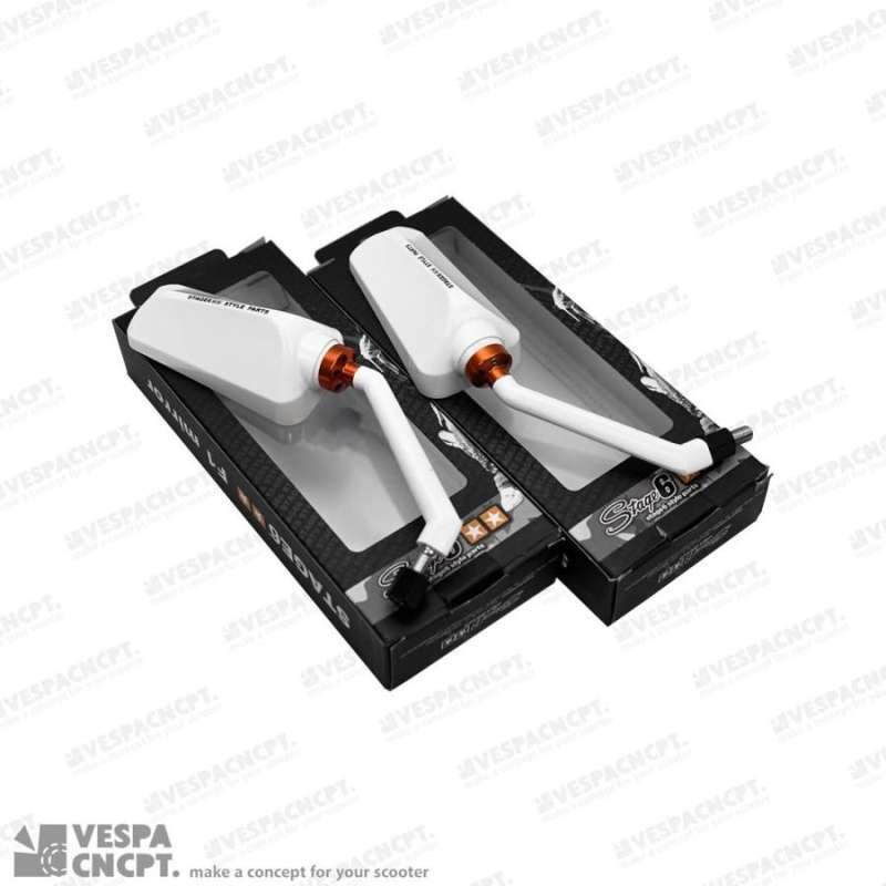 Jual Mirror / Spion Stage 6 White Modern Vespa Sprint Primavera Lx Lxv ...