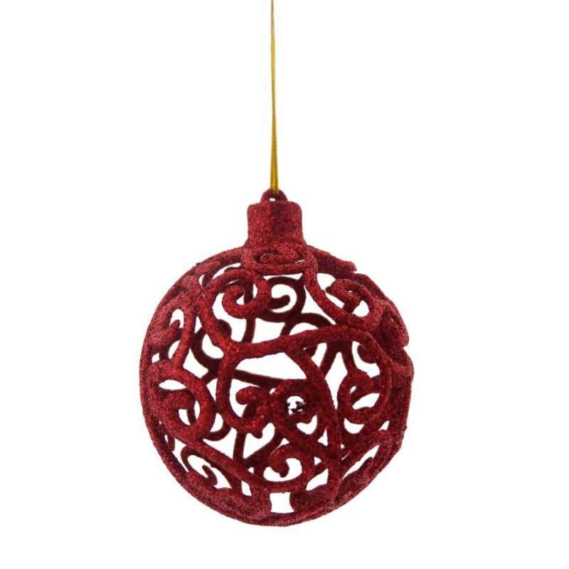 Promo Ball Ornament / Ornamen Natal / Hiasan Natal - Biru Diskon 50% Di ...