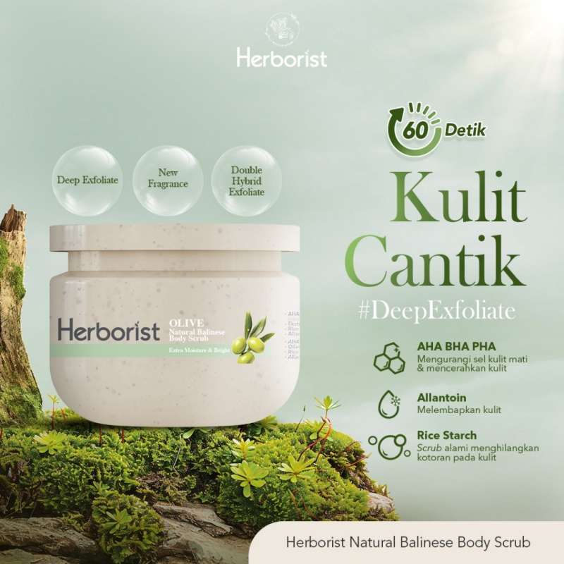 Promo Herborist Lulur Natural Balinese Body Scrub Aha-bha-pha 100gr ...