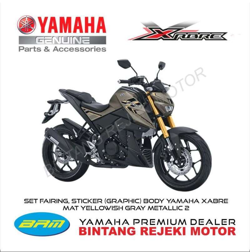 Jual Fairing, Sticker Set (graphic) Body Yamaha Xabre Mat Yellowish ...