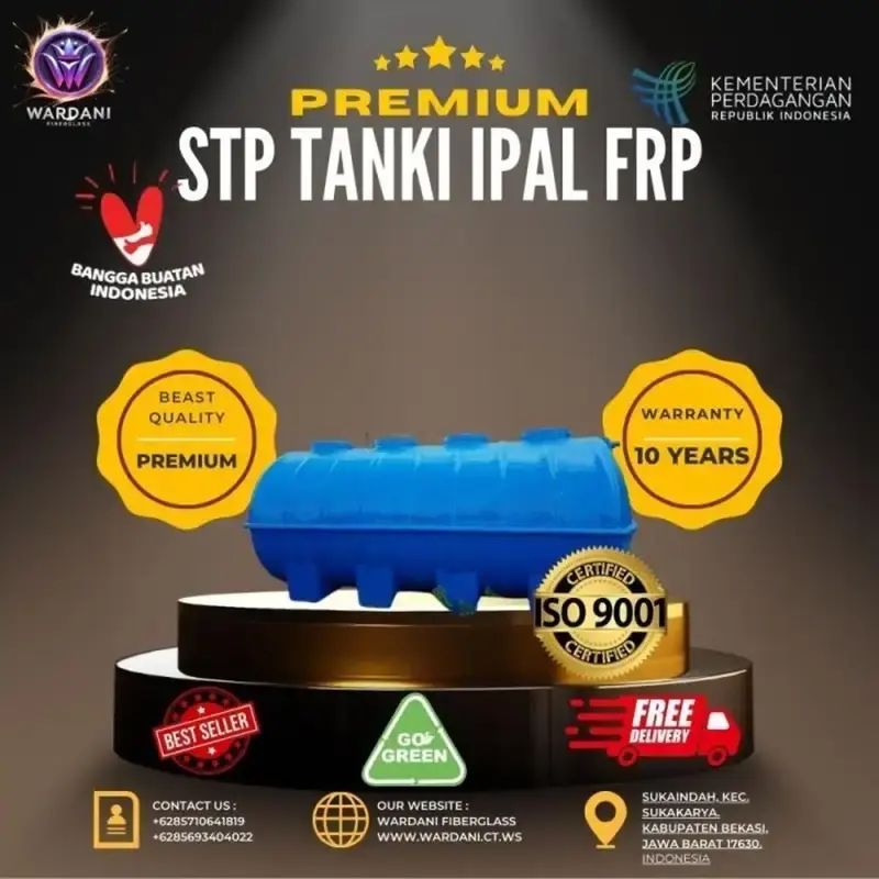Jual Tangki Ipal - Pengolahan Air Limbah - Tangki Stp 5m3 5000 Liter 5 ...