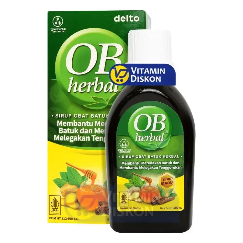 Promo Ob Herbal Syrup Botol | Obat Batuk Berdahak, Gatal Tenggorokan ...