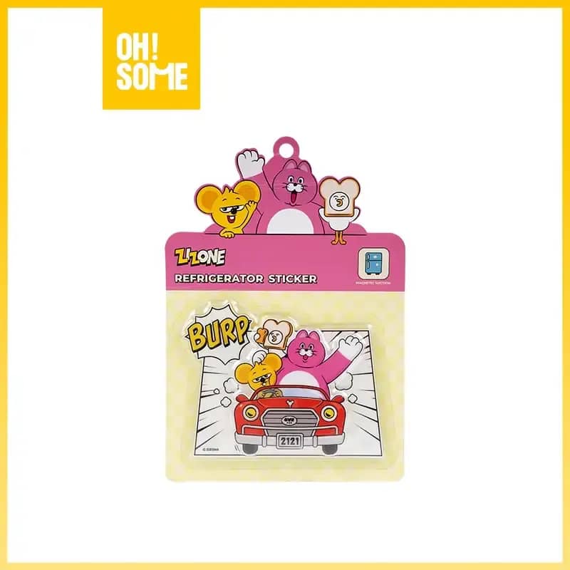 Promo [ohsome X Zizone] - Solo Corner Zizone Fridge Refrigerator Magnet Magnet Kulkas Karakter ...