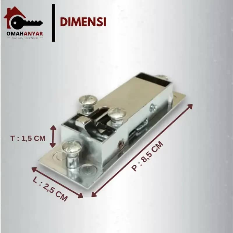 Jual Kunci Pintu Box Panel Besi Model Tekan Push Handle Panel Lock Di ...