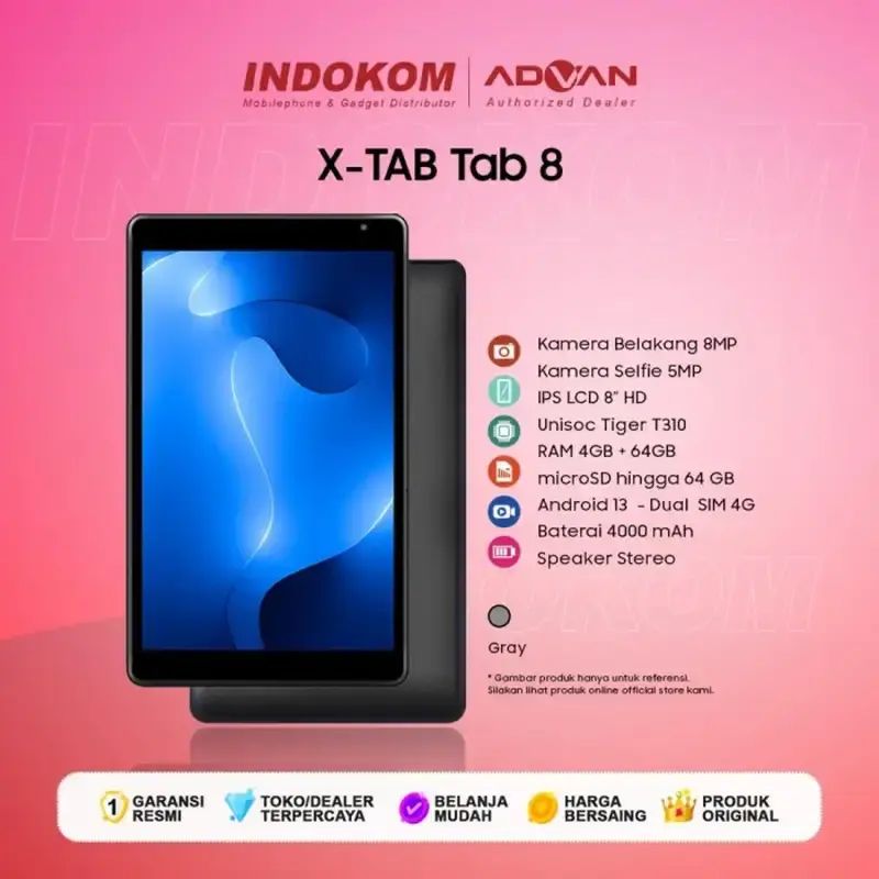 Tablet 8 Inch 4g Advan 🔥 Harga & Spesifikasi Terbaru Februari 2026