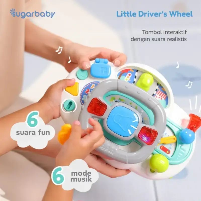 Jual Sugarbaby Little Drivers Wheel 's / Mainan Mobilan Edukasi ...