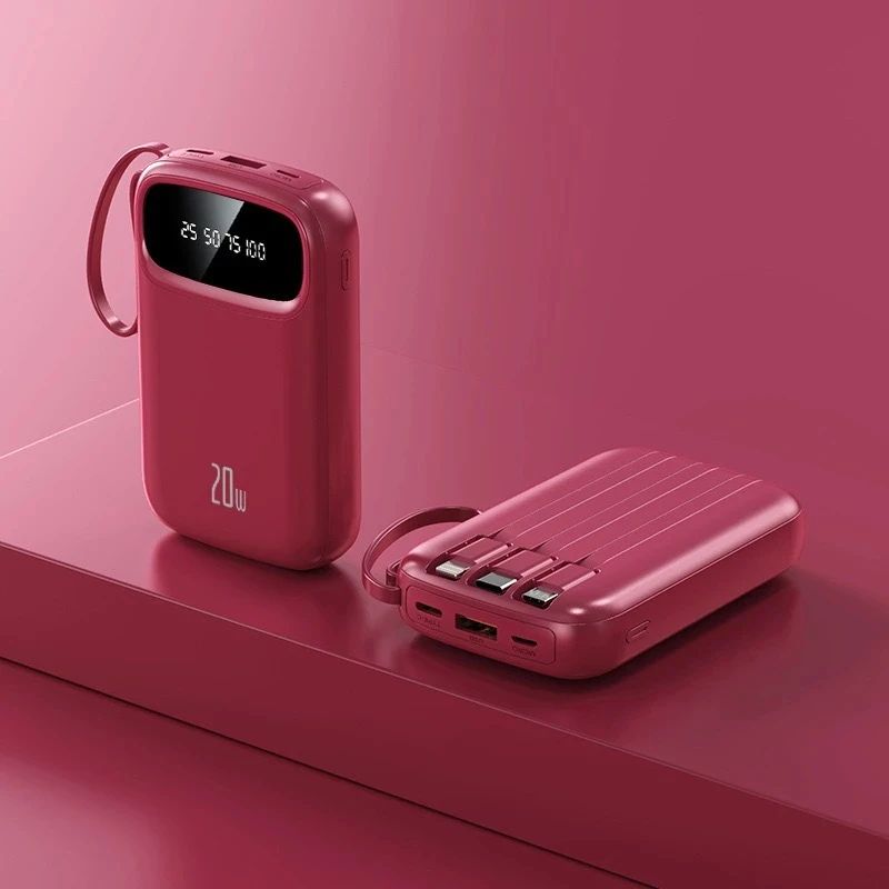 Jual Power Bank 20000mah Fast Charging, 4 Kabel USB Included - Bisa ...