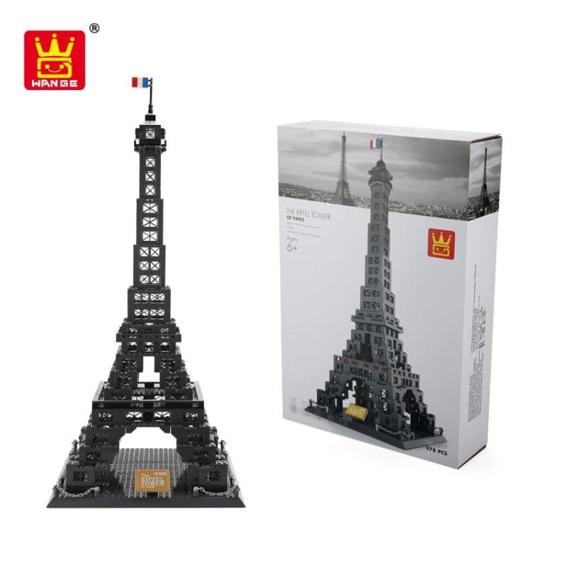 Promo Wange The Eiffel Tower Of Paris - Building Block Lego Brick Toys ...