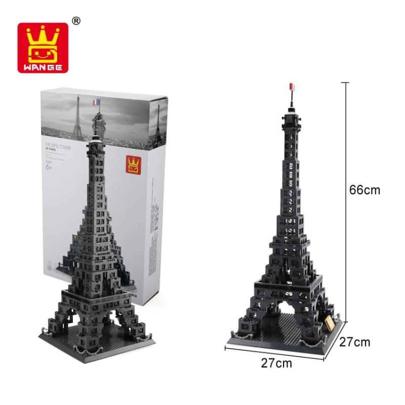 Promo Wange The Eiffel Tower Of Paris - Building Block Lego Brick Toys ...