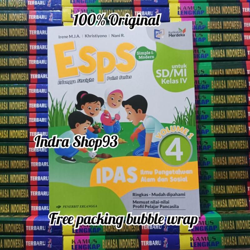 Jual Buku Esps Ipas Kelas 4 Sd/mi Kurikulum Merdeka Erlangga Volume 1 Di Seller Indra Shop93 ...