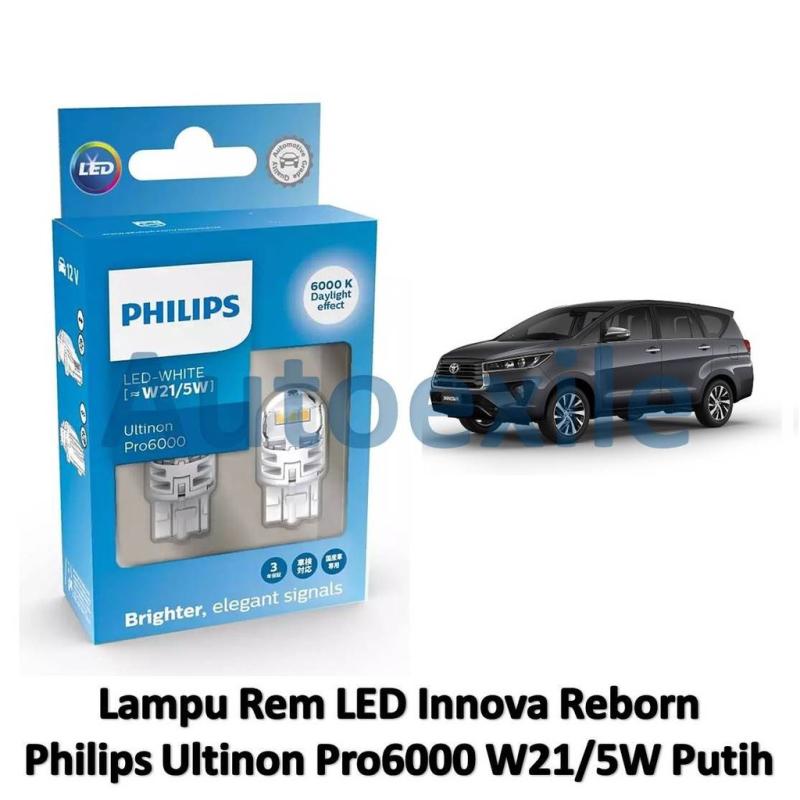Jual Lampu Rem Innova Reborn Philips Ultinon Pro6000 Led W21/5w White ...
