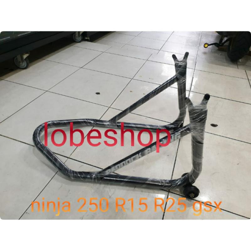 Jual standar pedok/standar paddock ninja 250 ninja 150 R25 mt25 R15 dan ...