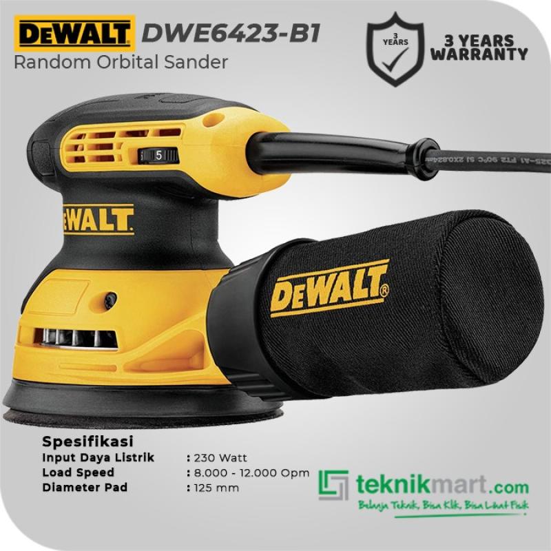 Promo Dewalt Dwe6423 230w 125mm Random Orbital Sander / Mesin Amplas ...