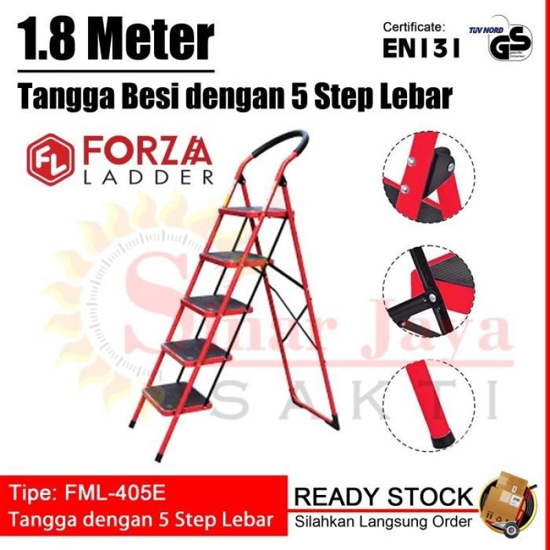 Jual Tangga Lipat 5 Step - Tangga Besi Dengan Step Lebar - 1,65 / 1.6 ...