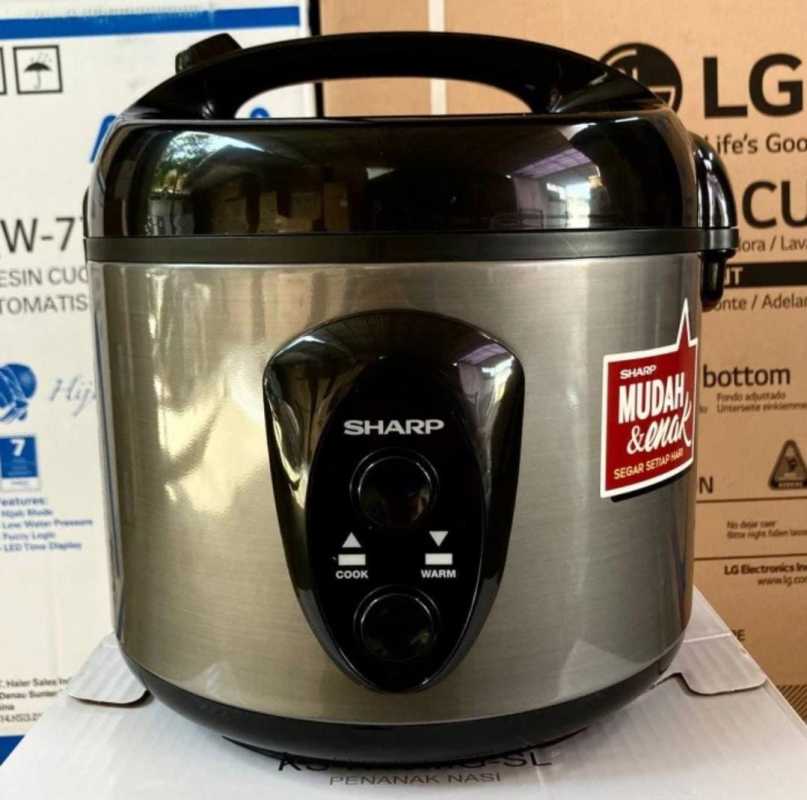 Jual Sharp Ksn-18 Mg-sl Rice Cooker Stenlis Body Hitam Magicom Di ...