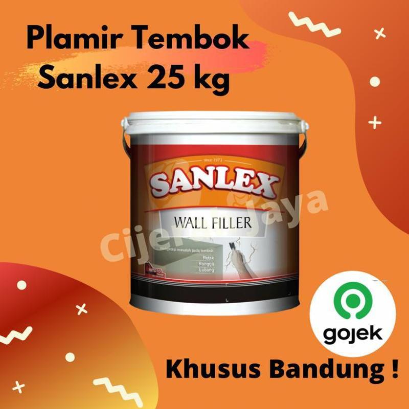 Jual Plamir Tembok Sanlex 25kg Dempul Tembok Wall Filler di Seller ...