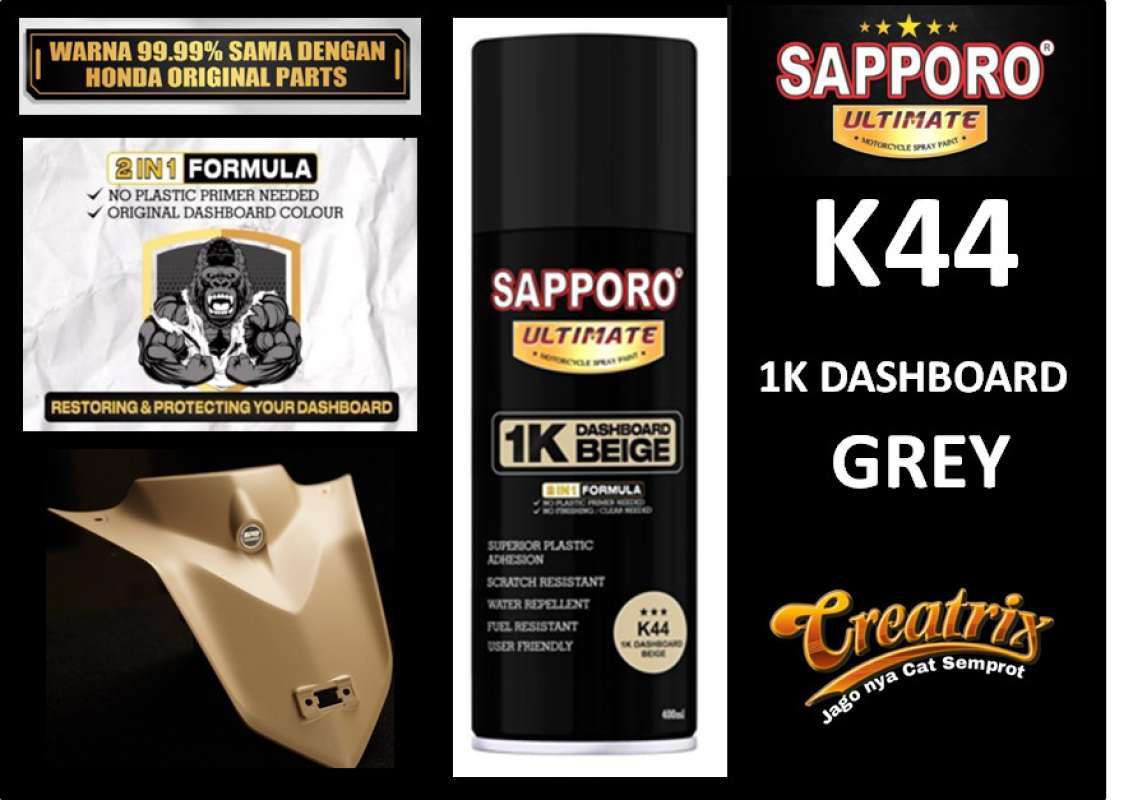 Promo Sapporo Ultimate K44 Dashboard 1K Dashboard Beige / Cat Spray ...