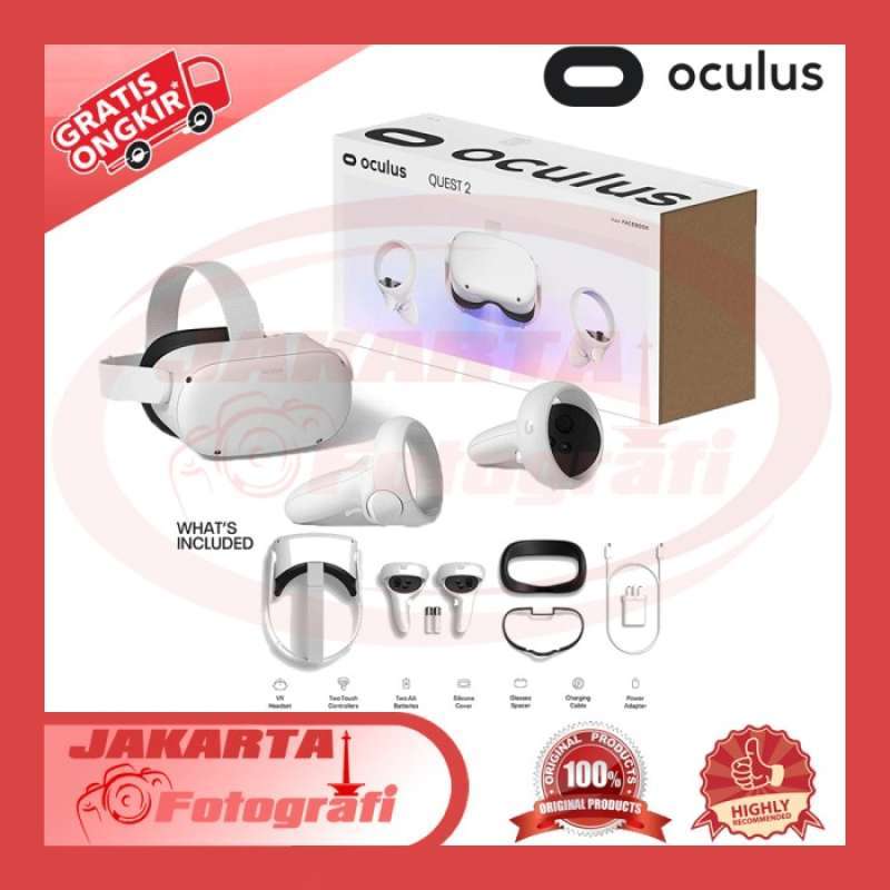 Promo Oculus Quest 2 Advanced All-in-one Vr Headset (128gb, White) Diskon 23% Di Seller Silvanna ...