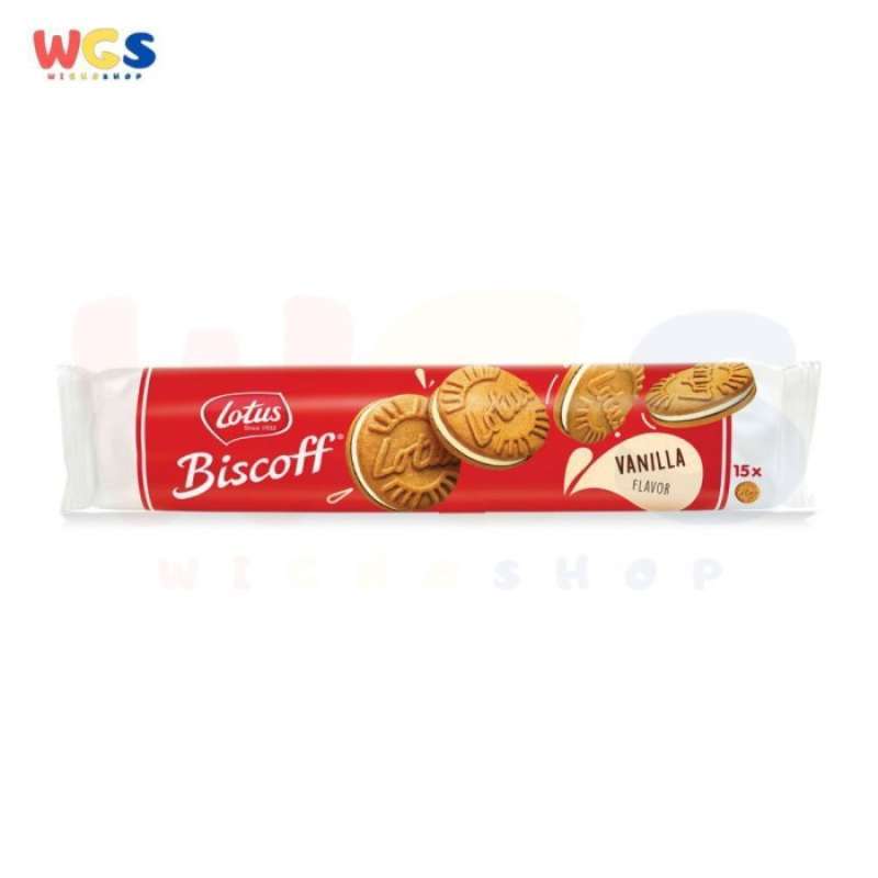 Jual Biskuit Lotus Biscoff Sandwich Vanilla Biscuits 150gr di Seller ...