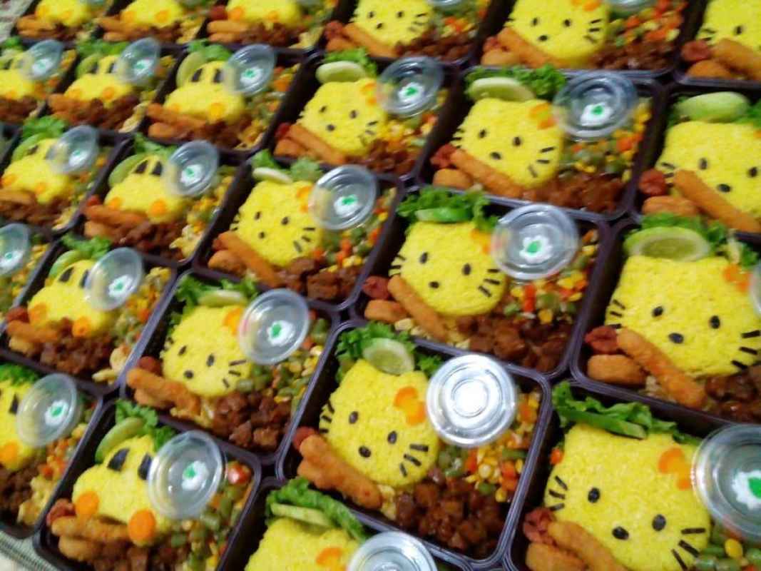Jual Nasi Box Tumpeng Mini Nasi Kuning Nugget Ulang Tahun Anak Syukuran ...