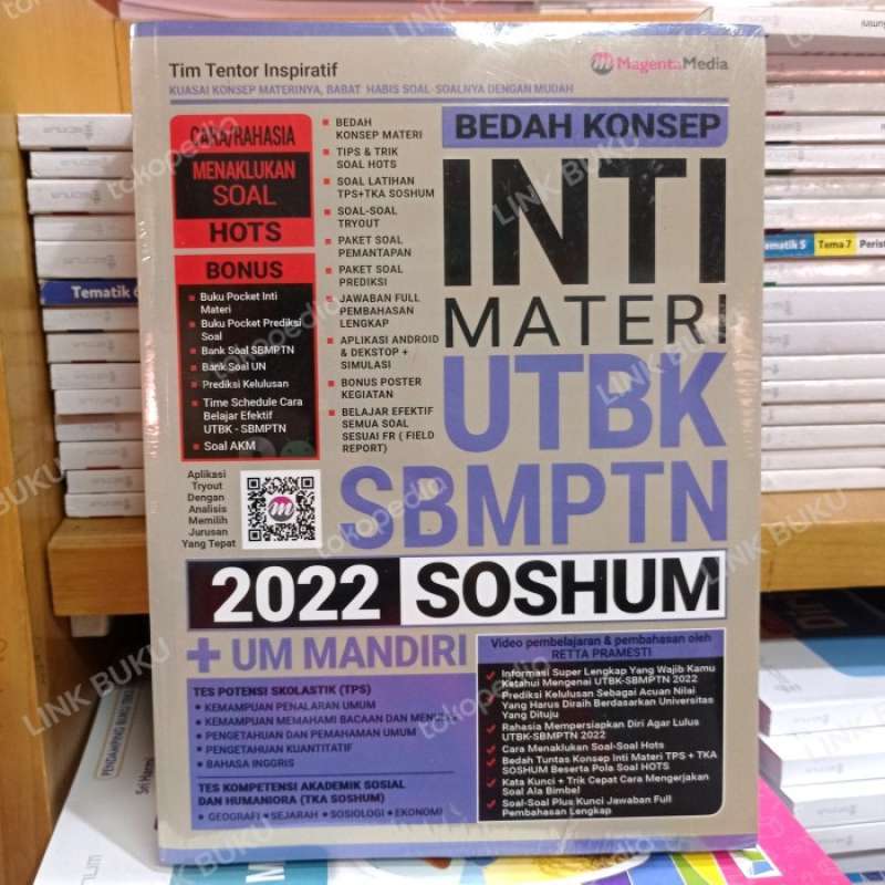 Promo Bedah Konsep Inti Materi Utbk Sbmptn 2022 Soshum Ori Diskon 23% di Seller Ken Book - Jati ...