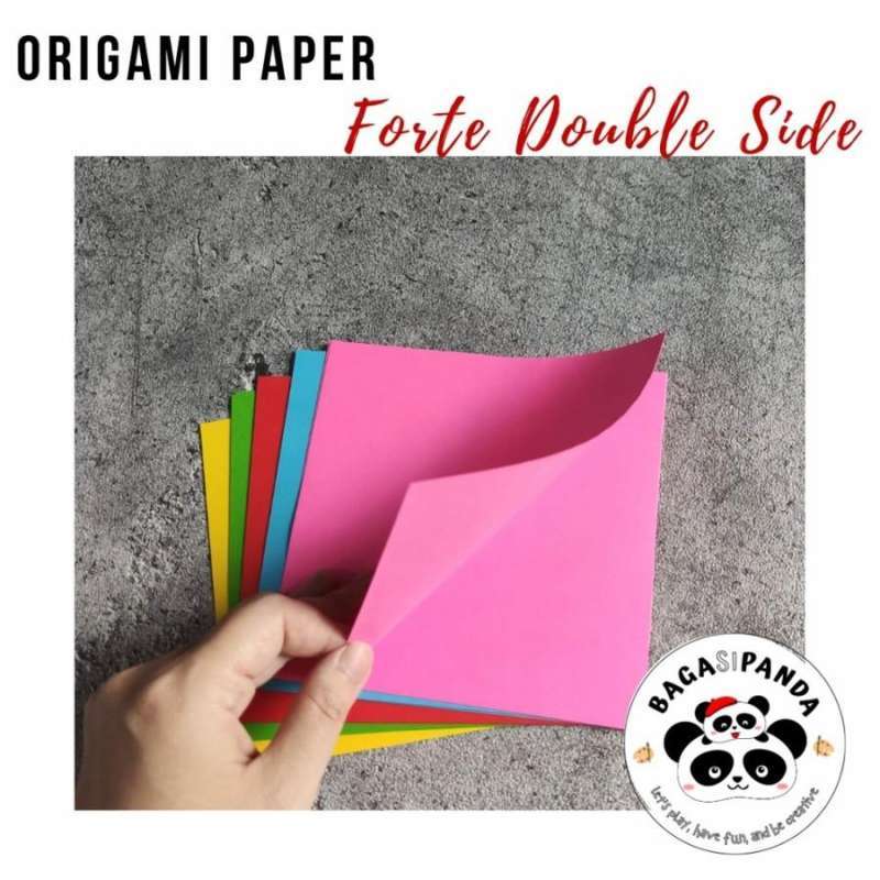 Jual Kertas Origami Double Sided / Kertas Lipat Dua Sisi Berwarna Di ...