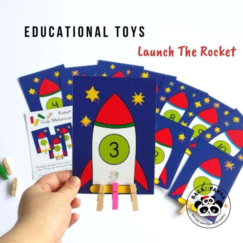 Jual Mainan Motorik Halus dan Berhitung - Launch The Rocket di Seller ...