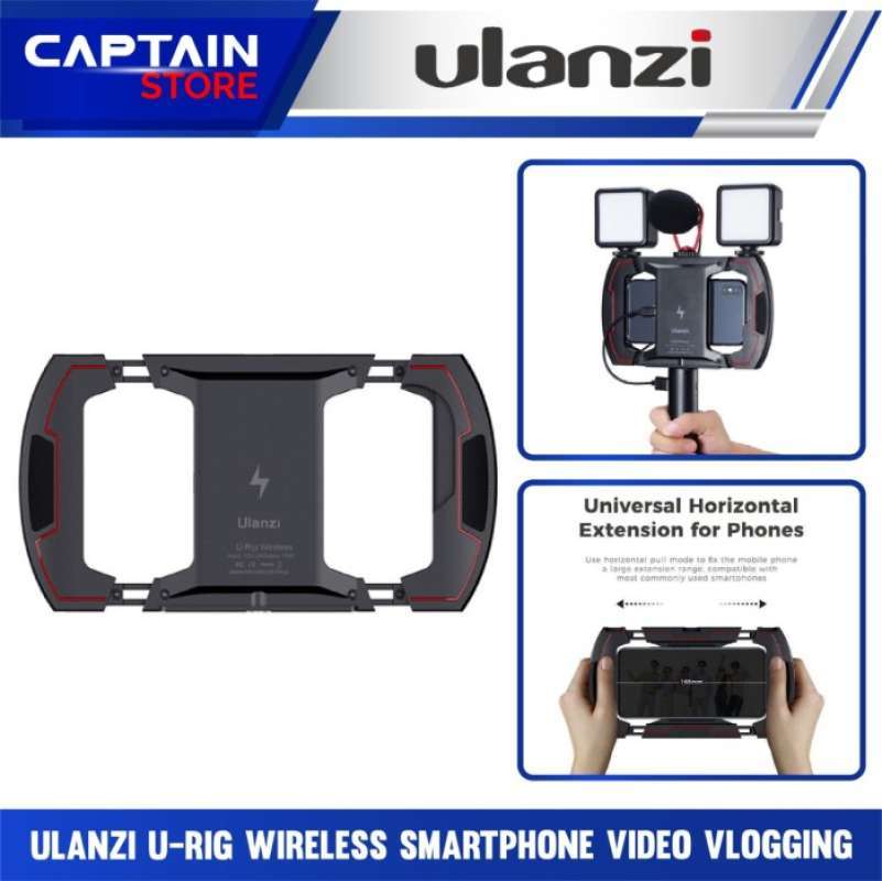 Promo Ulanzi U-Rig Wireless Smartphone Video Vlogging Stabilizer Rig ...